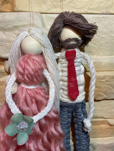 Macrame Dolls Couple DIY Doll Craft