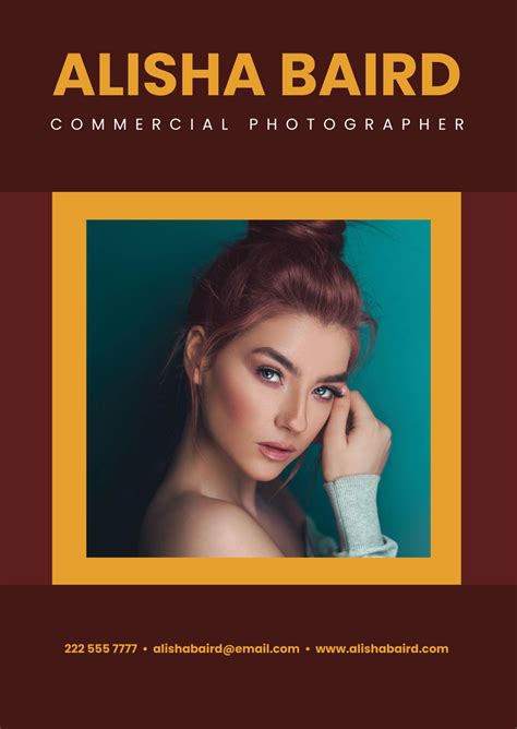 free photography portfolio templates to customize online