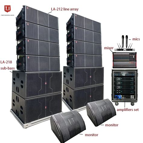 3 Way Dual 12 Inch Line Array System Dj Pa Big Speaker Box Professional Audio For Outdoor Line