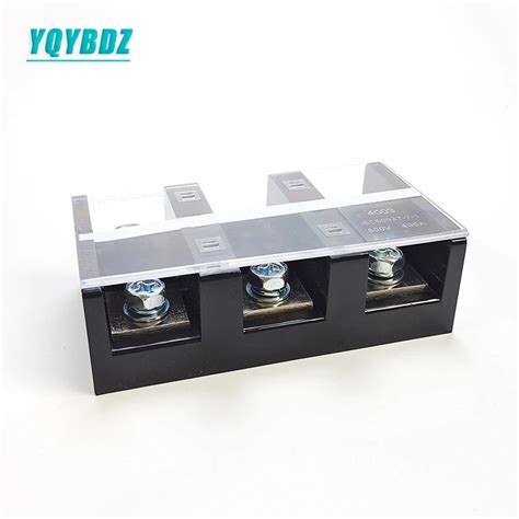 Tc Series High Temperature And Flame Retardant Tc 4003 400a 3p Screw Fixed Terminal Block