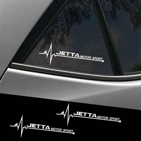 2pcs Pvc Car Side Window Stickers Vinyl Waterproof Decals For