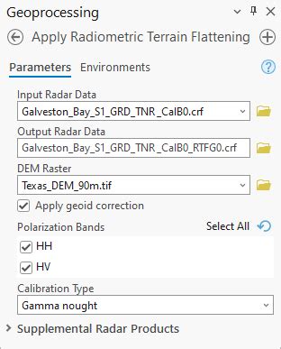 处理 Sentinel 1 SAR 数据 Documentation