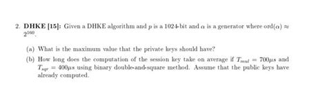 solved 1 rsa [20] let the two primes p 41 and q 17 be