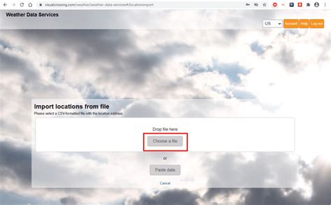 how to load weather forecast data into oracle analytics desktop