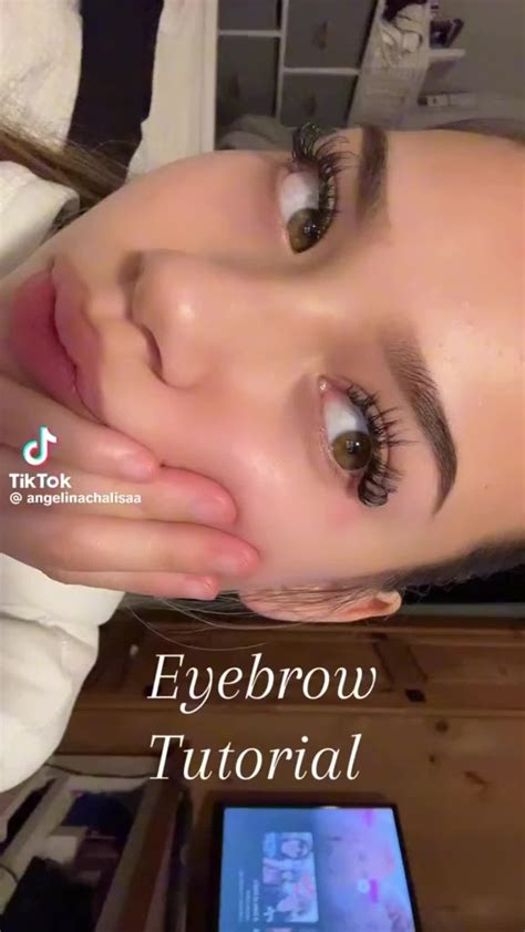 Eyebrow Tutorial ©️angelina Eyebrow Makeup Tutorial Brow Makeup