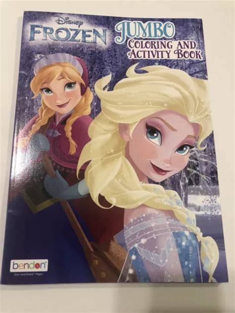 Disney Princess Frozen Jumbo Coloring And Activity Book By Bendon Elsa