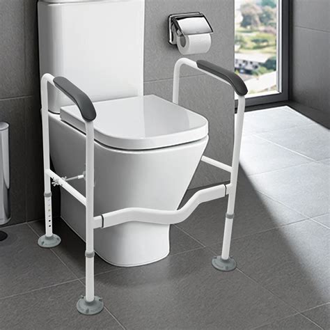 Toilet Safety Rails Bathroom Handrail WC Support Frame For The Elderly