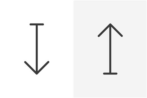 Arrow Key Icon Set Vector Arrow Key Icon Vector Isolated On White