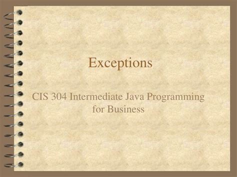 Ppt Guarding Your Statements In Java Exceptions Handling Powerpoint Presentation Id3345713