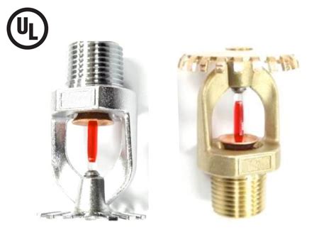 Quick Response Upright And Pendent Sprinklers Shield Fire Safety