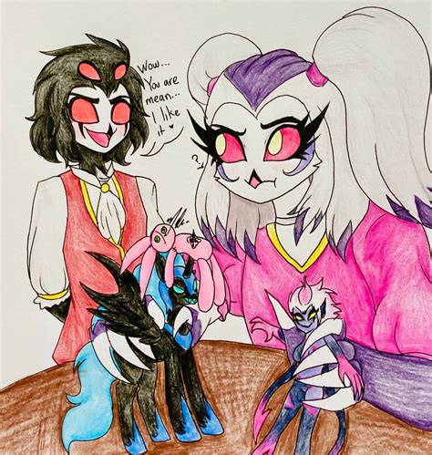 Helluva Boss Au Meeting Stella By Theumbramistress On Deviantart