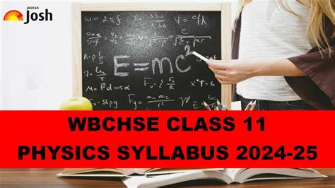 Wbchse Class 11 Physics Syllabus 2024 25 Download Wbbse Free Pdf
