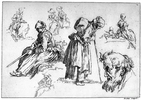 Diverse Figures C1720 1770 1924 By Print Collector