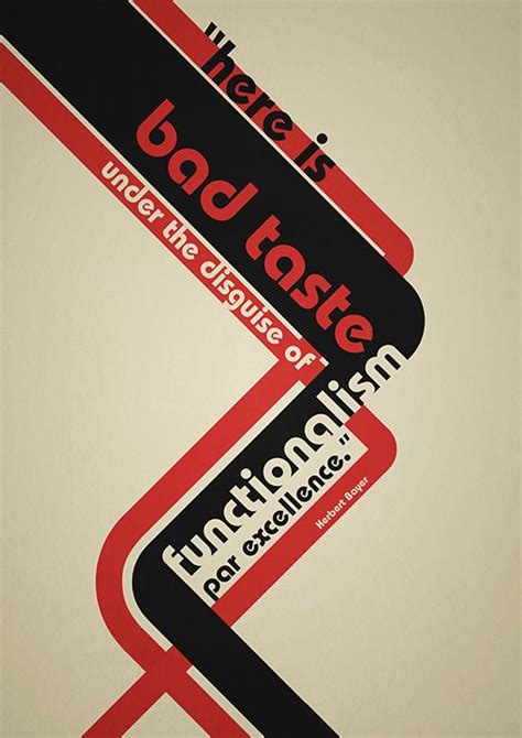 Herbert Bayer Typography Poster Design