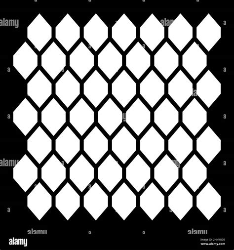 Honeycomb Hexagon Hex Geometric Pattern Background And Texture Isolated Stock Vector