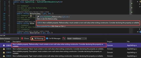 Resolving Warning Non Nullable Property Must Contain A Non Null Value In Net 6 Dotnet Copilot
