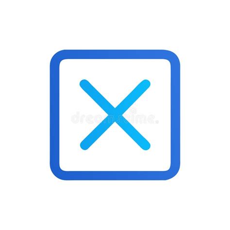 Creative Mathematical Multiplication Symbol Icon For Education Stock