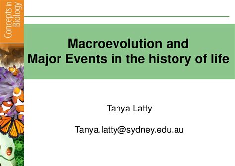 L6 Macroevolution And Major Events Outline Macroevolution And Major