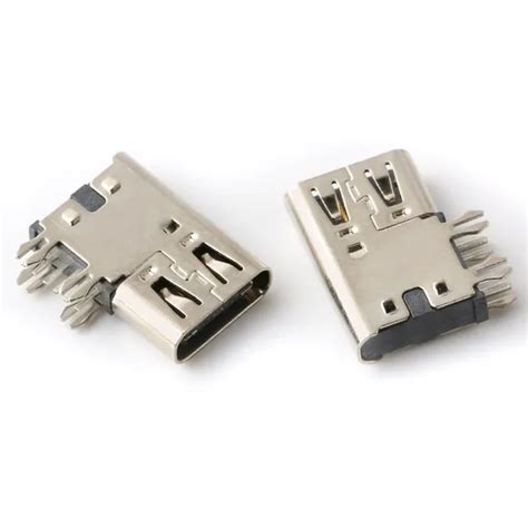 Type C P Side Insertion C Type Female Socket Charging Type C Female Connector Type C Female