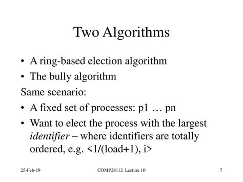 Lecture 10 Coordination And Agreement Ppt Download