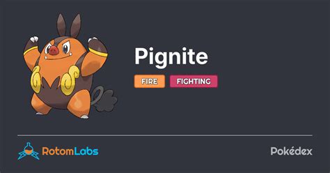 Pignite Rotomlabs Pokédex
