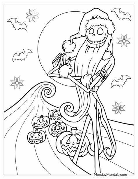 Halloween Coloring Pages With Jack And Pumpkins