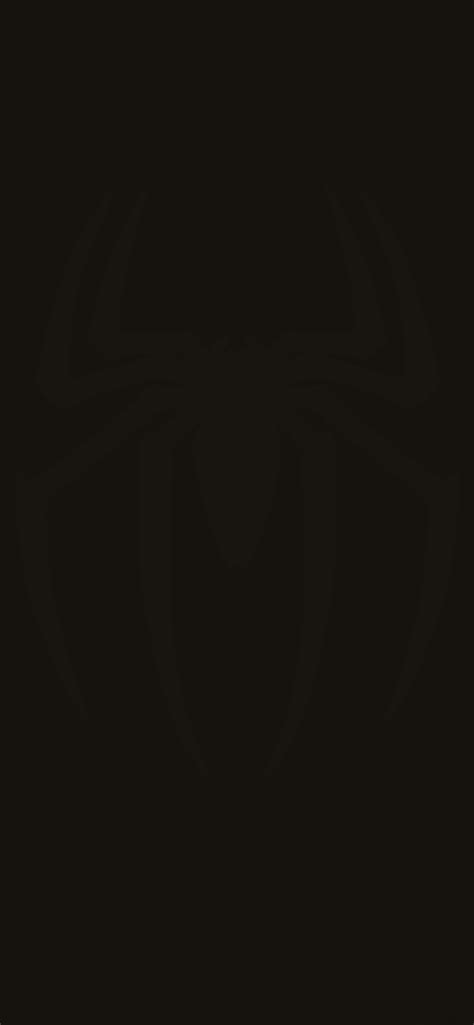 Black Spider Man Logo Minimal Wallpapers Marvel Wallpapers Hd