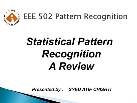 Statistical Pattern Recognition 1 Pdf