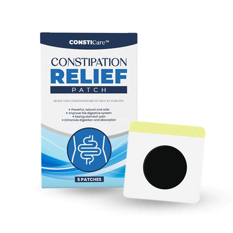 Consticare™ Constipation Relief Patch Not Sold In Stores