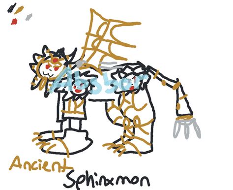 Daily Digimon 12 Ancient Sphinxmon By Absbor Phamtusin On Deviantart