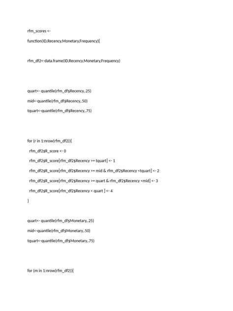Implementing Rfm Python Pdf