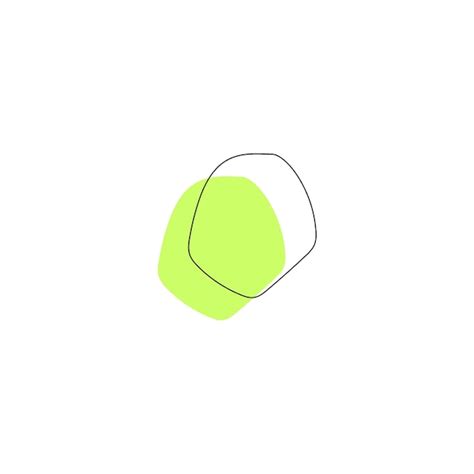 Premium Vector Blob Element Vector Light Green Color Decoration