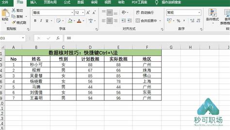 Excel核对数据差异技巧一键搞定 条 知乎