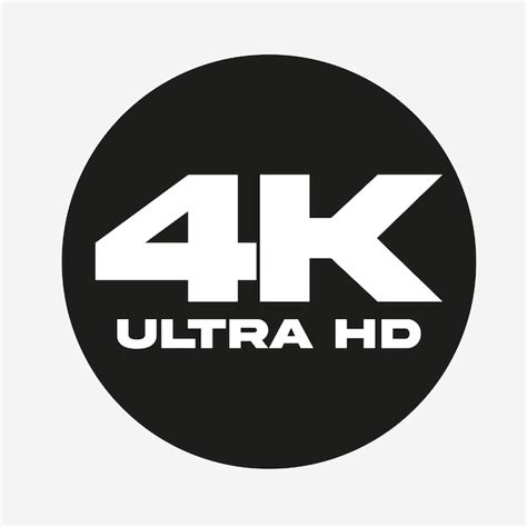Premium Vector 4k Ultra Hd Label Display