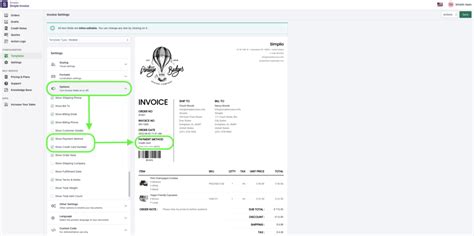 How Can I Display The Last Four Digits Of A Credit Card On My Invoices Simplio Support