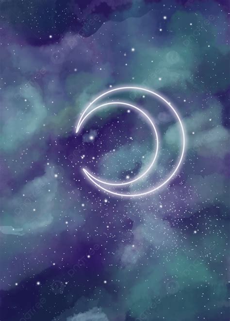 수채화 달 우주 별이 빛나는 배경 우주 별이 빛나는 하늘 스타 배경 배경 일러스트 및 사진 무료 다운로드 Pngtree