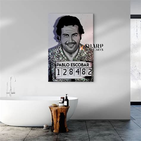 Pablo Escobar Mug Shot Poster