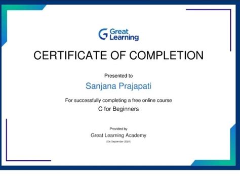 Sanjana Prajapati On Linkedin Cprogramming Softwaredevelopment Coding Learning
