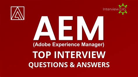 Aem Interview Questions And Answers Adobe Experience Manager Interview Adobe Cq5 Interview