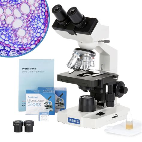 Omax 40x 2000x Led Binocular Compound Lab Microscope For Sale Mesa