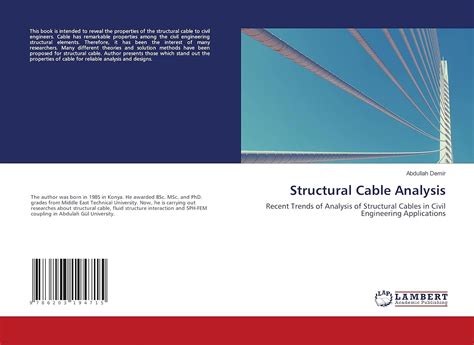 Structural Cable Analysis Recent Trends Of Analysis Of Structural