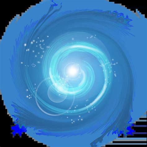 千库网蓝色抽象漩涡气旋元素编号12999572 花瓣网