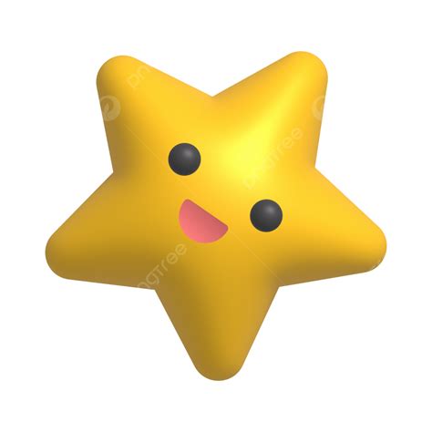 귀여운 별 3d 스타일 3d 귀여운 별 귀여운 만화 Png 일러스트 및 벡터 에 대한 무료 다운로드 Pngtree