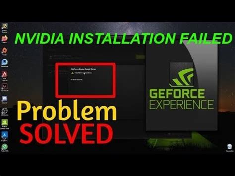 Nvidia Graphics Driver Install Failed Daslogos