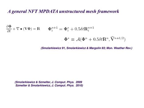 Ppt Unstructuredadaptive Mesh Model For Stratifird Turbulence In