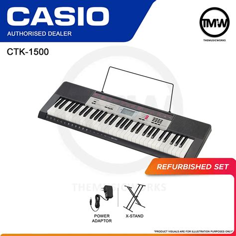 Casio Ctk 1500 61 Keys Portable Keyboard B Stock Tmw