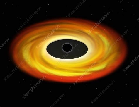 Non Spinning Black Hole Illustration Stock Image C0389798