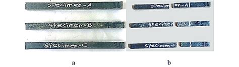 Specimens For Compression Test A Before Test B After Test Download Scientific Diagram