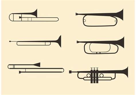Brass Instruments Vector Art Icons And Graphics For Free Download