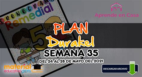 ♥plan Durakel Semana 35🔥